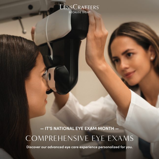 IT'S NATIONAL EYE EXAM MONTH - Walden Galleria